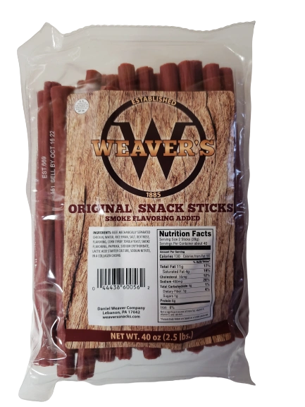 Weaver Snack Stick 40z Original