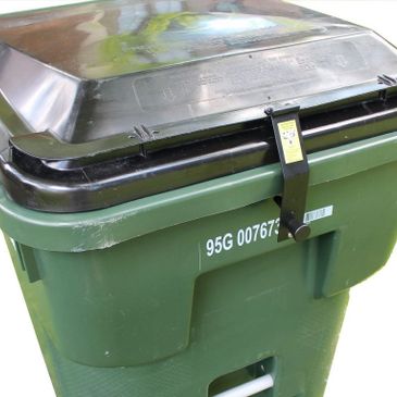 Critter Proof Lid Lock, Racoon proof, Garbage Can/Bin, Waste Can/Bin ...