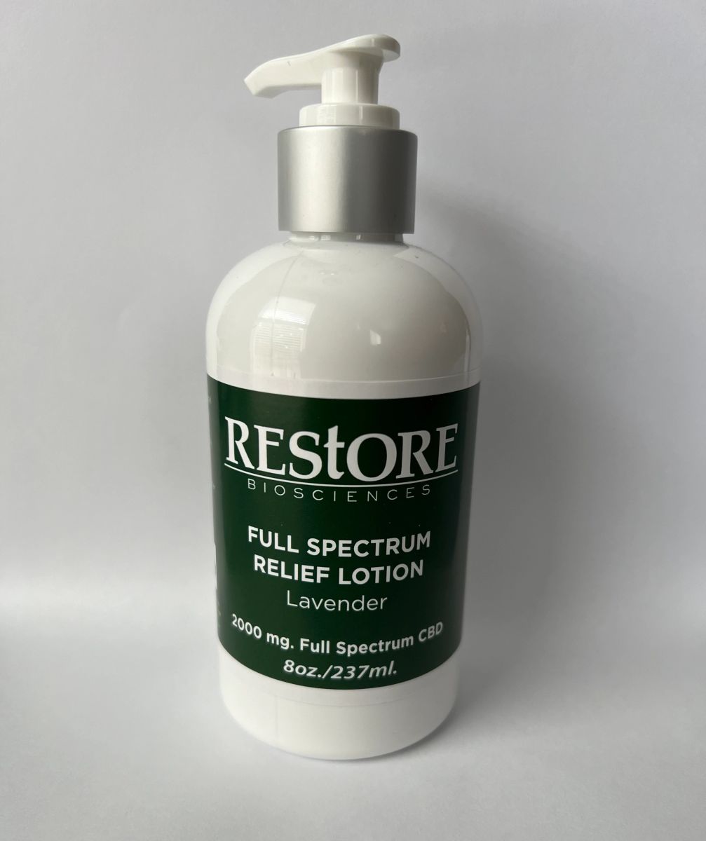 Restore Relief Lotion, Lavender, 2000 mg., 8 oz.
