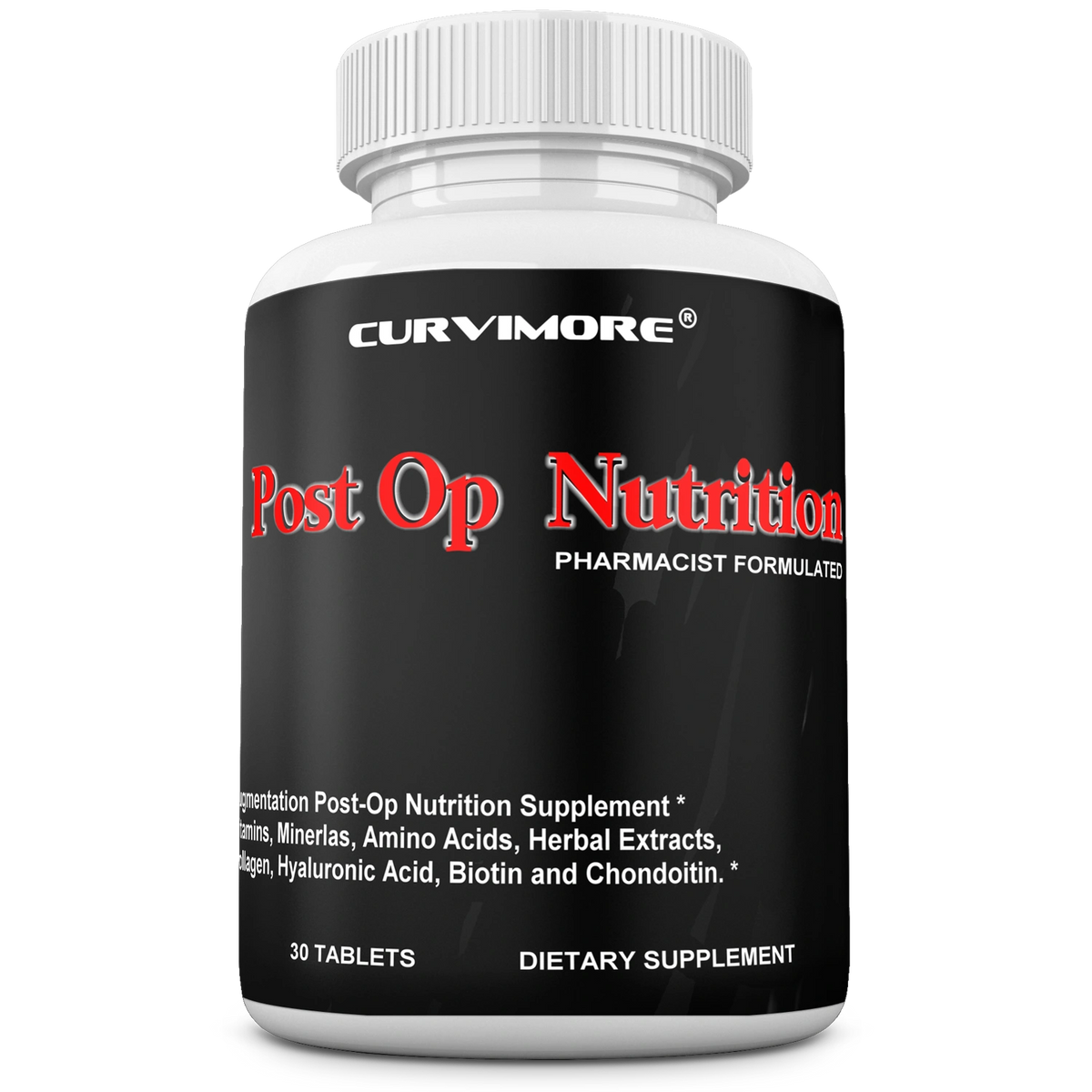 POST OP NUTRITION Pills Pre & Post Surgery Support. Aids Recovery Time ...