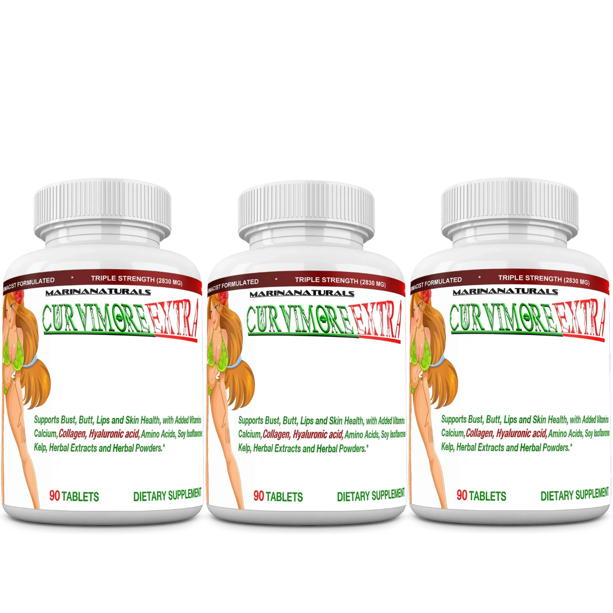 CURVIMORE EXTRA Unique Breast Enlargement, Butt Enlargement, Lip ...