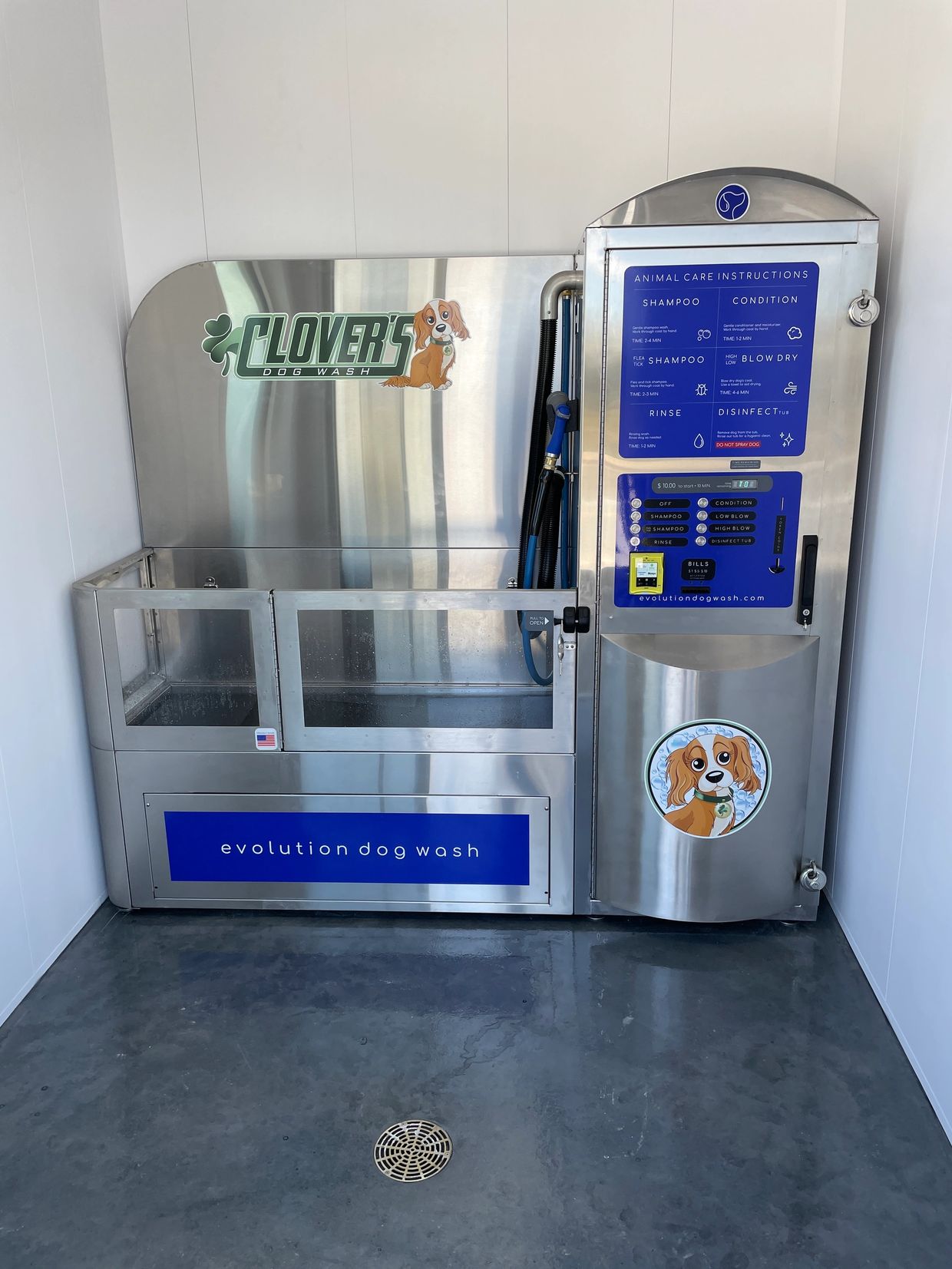 Clovers Car Wash Inc. - Evolution Dog Wash System, Self Serve Dog Wash ...