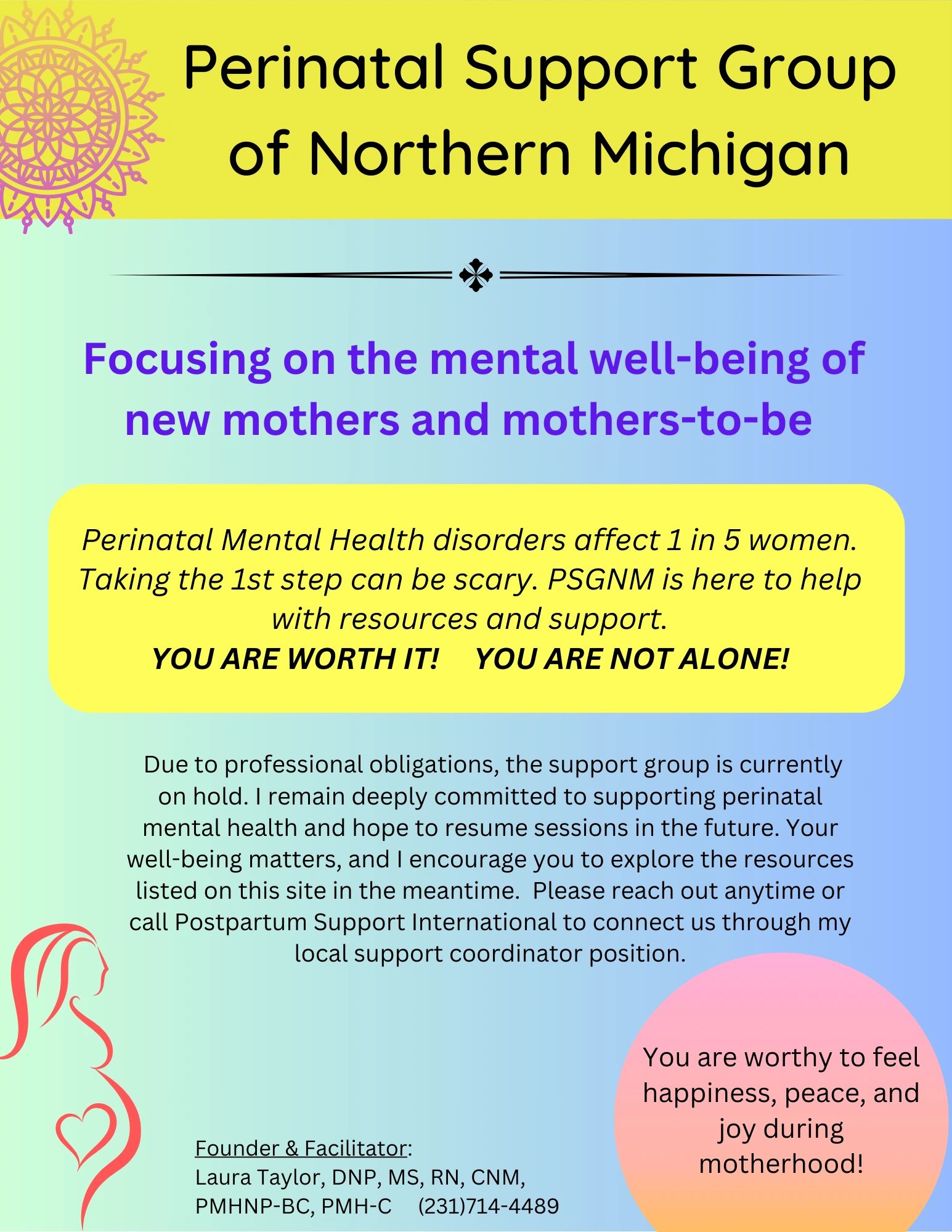 Calendar | Perinatal Support Group of Northern Michigan