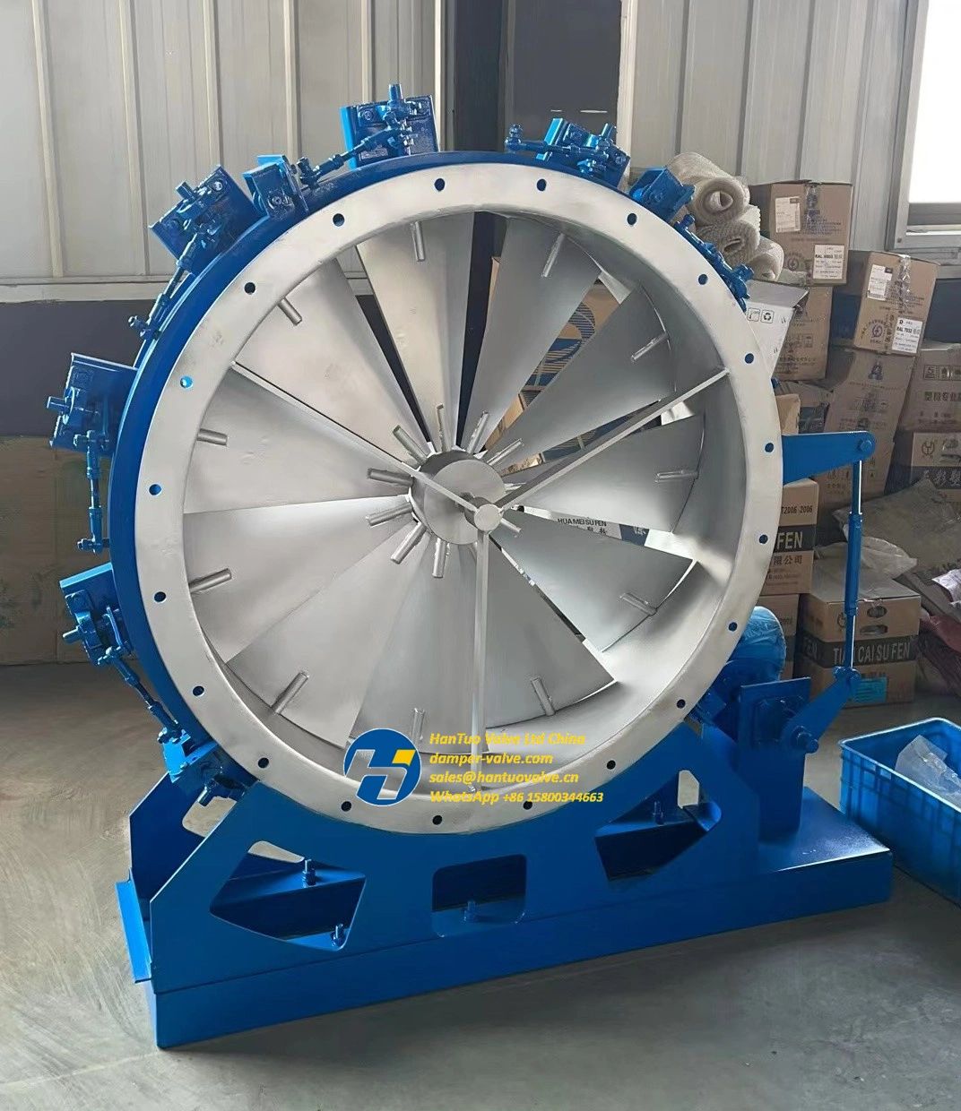 Inlet Vane Damper inlet vane control damper