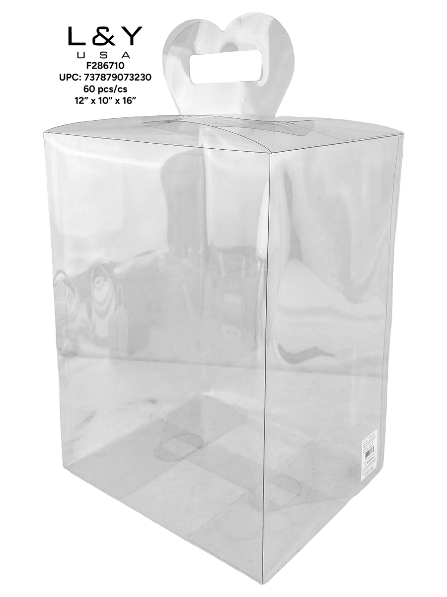 F286710 - Large Clear Gift Box (12 pcs)
