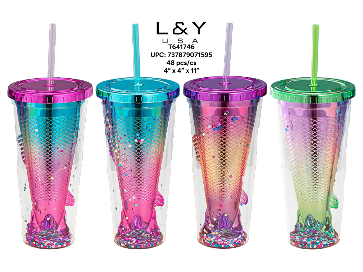 T641746 - Mermaid Tail Cups (12 pcs)