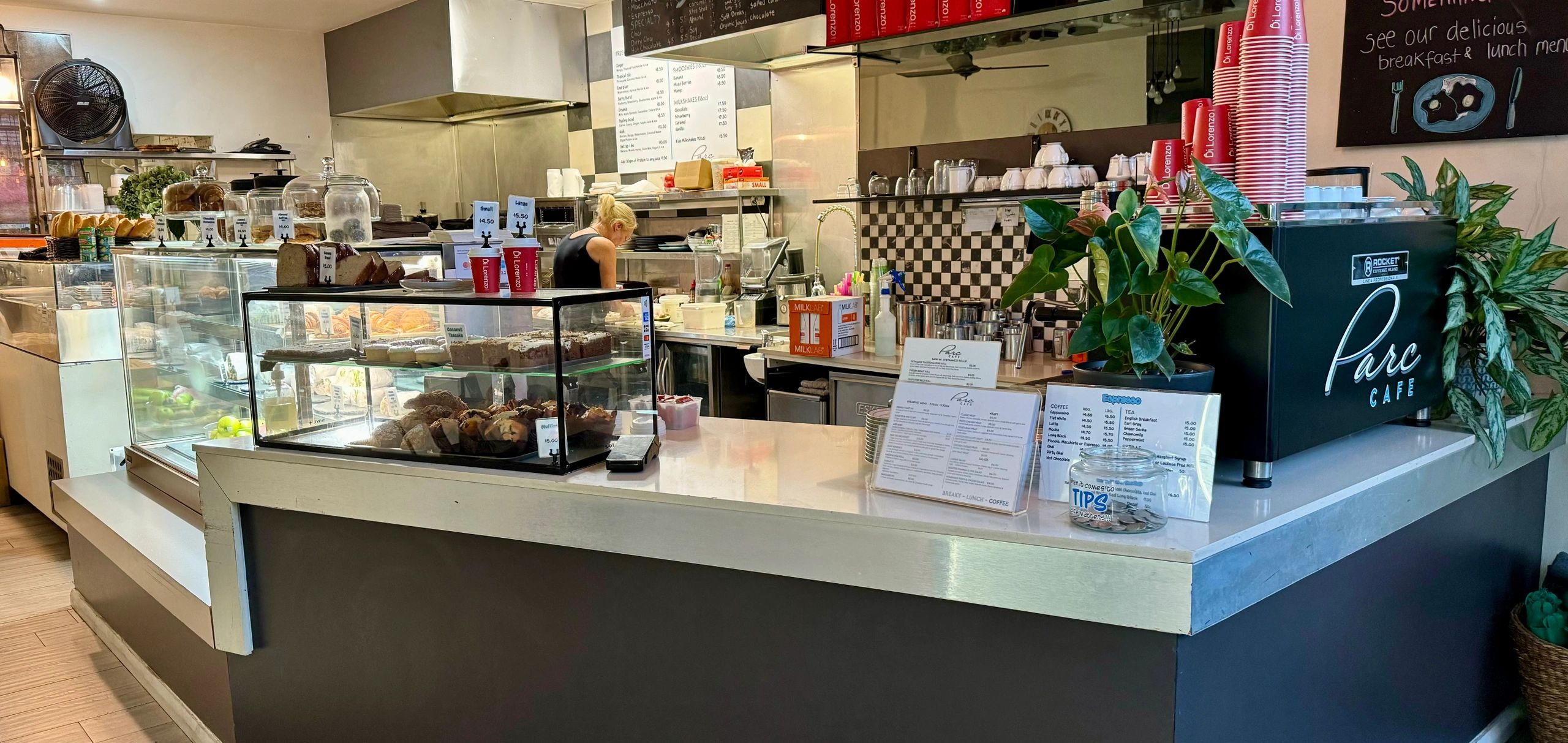 Parc Cafe in Sutherland, New South Wales