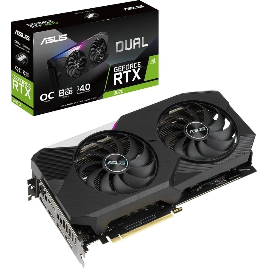 ASUS GeForce RTX 3070 Dual Overclocked Dual-fan 8GB GDDR6
