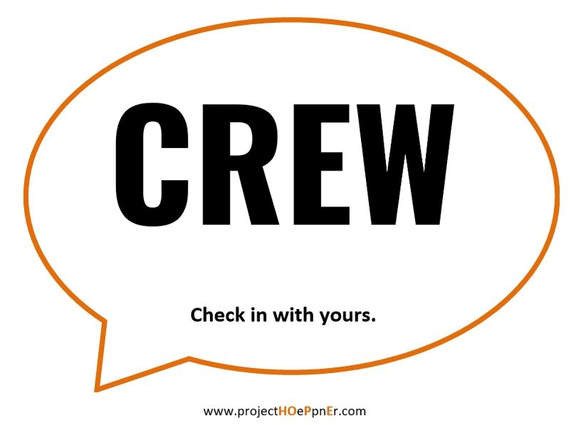 Check in with your CREW