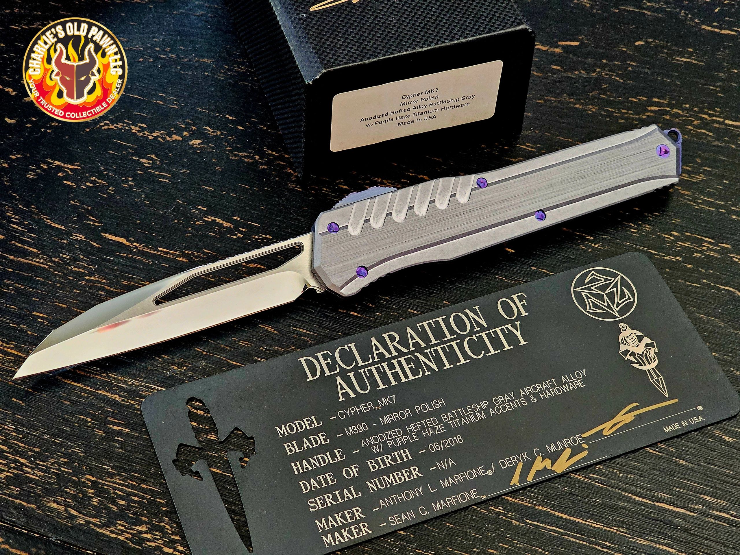 Charlie's Old Pawn LLC - Ernest Emerson Custom Knives, Rick Hinderer ...