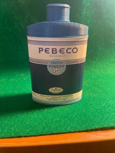 Pebeco Tooth Powder Container