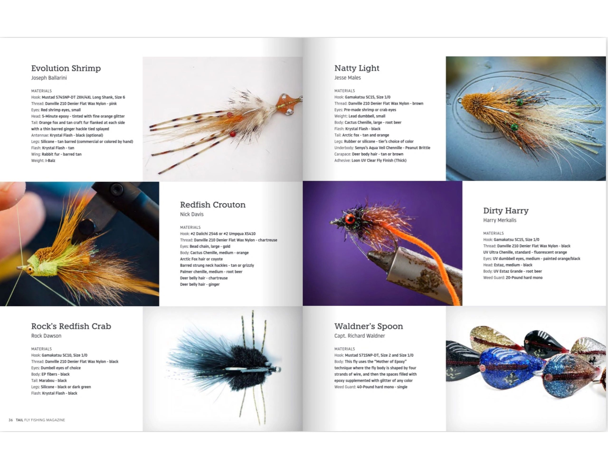 TAIL MAG NAMES DIRTY HARRY TOP 6 REDFISH FLY!