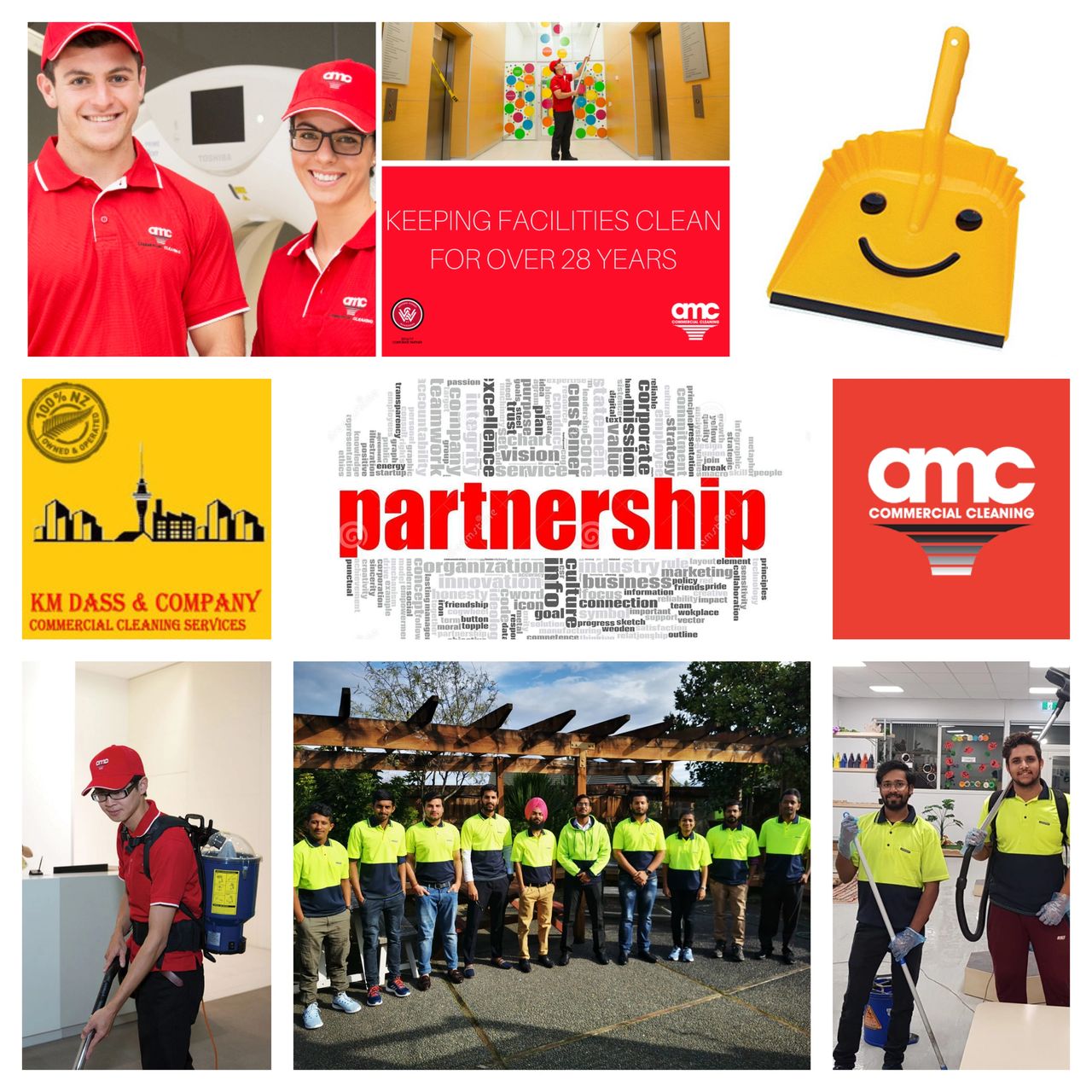 Partnership with AMC - Global - KM Dass Cleaning Services Ltd
