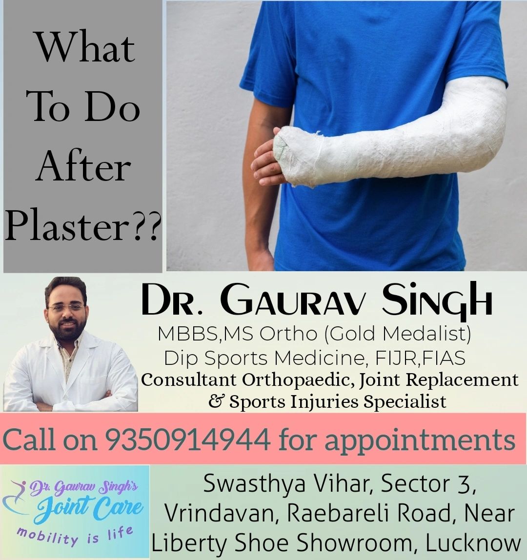 PLASTER CARE AFTER FRACTURE