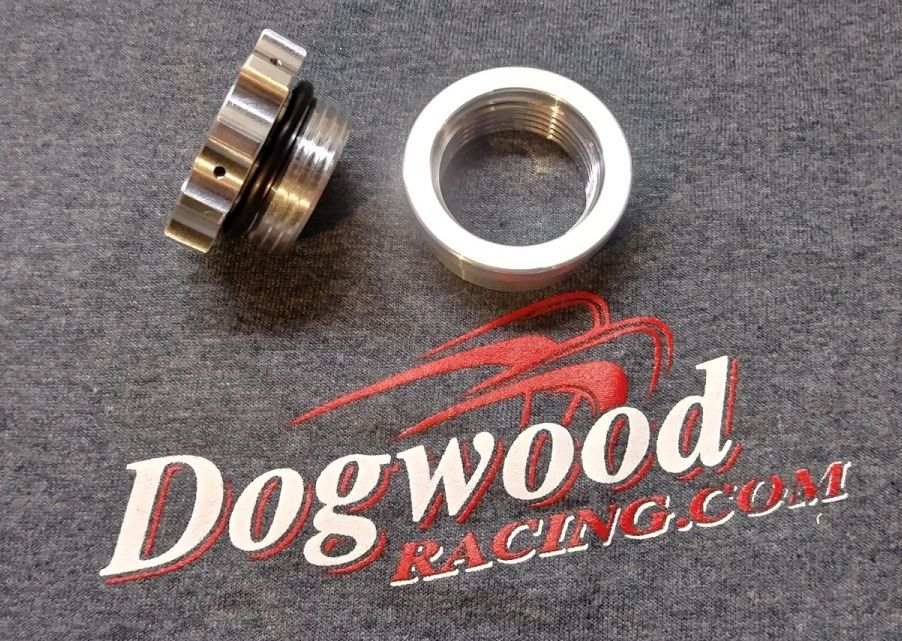 Vented Filler Cap with Check Valve and Weld In Bung