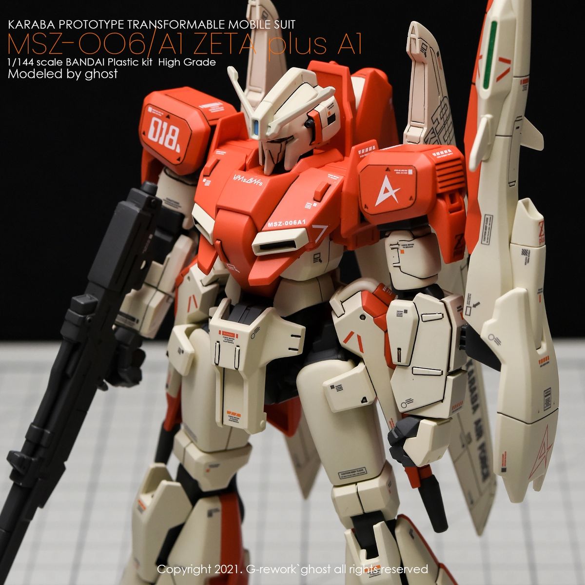 G-REWORK [HG] ZETA PLUS A1 TEST TYPE COLOR Water Slide Decal