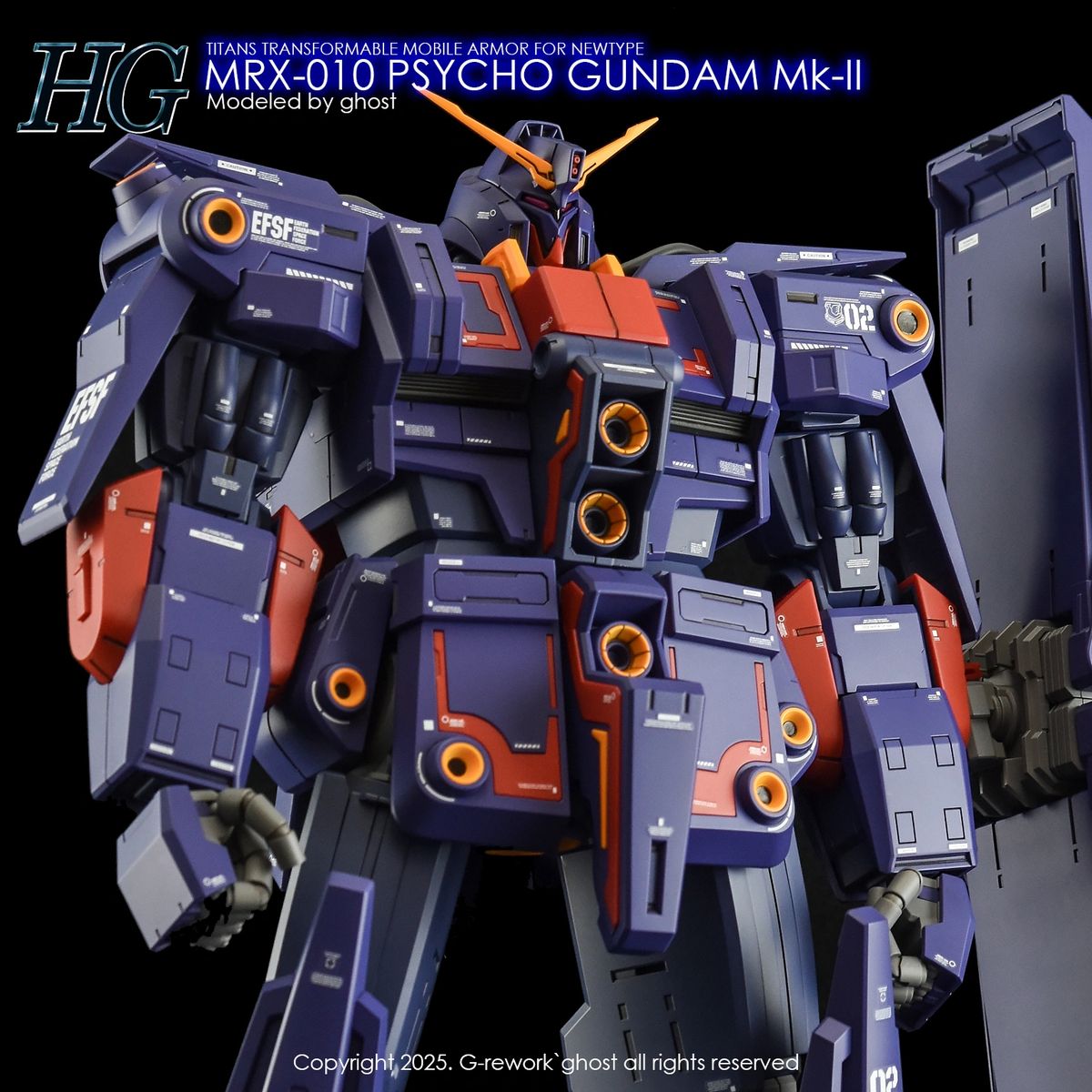 G-REWORK [HG] MRX-010 PSYCHO Gundam MK-II Water Slide Decal