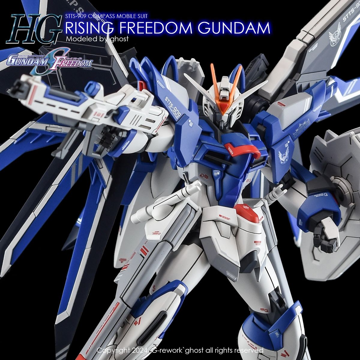 G-REWORK [HG] RISING FREEDOM GUNDAM Water Slide Decal
