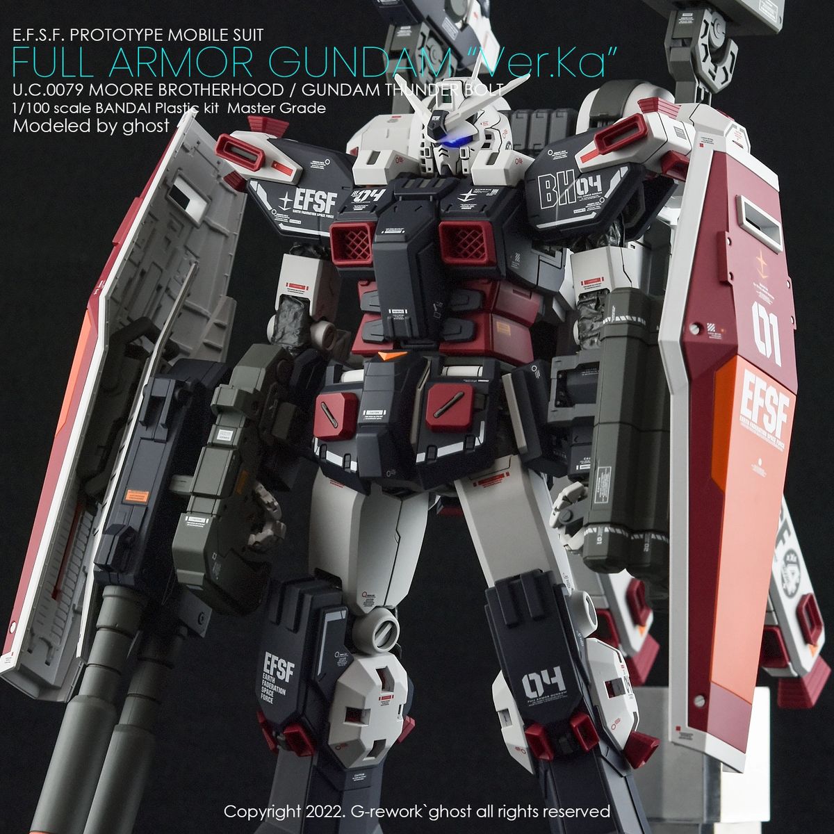 G-REWORK [MG] FULL ARMOR GUNDAM Ver.Ka [GUNDAM THUNDERBOLT] Water Slide ...