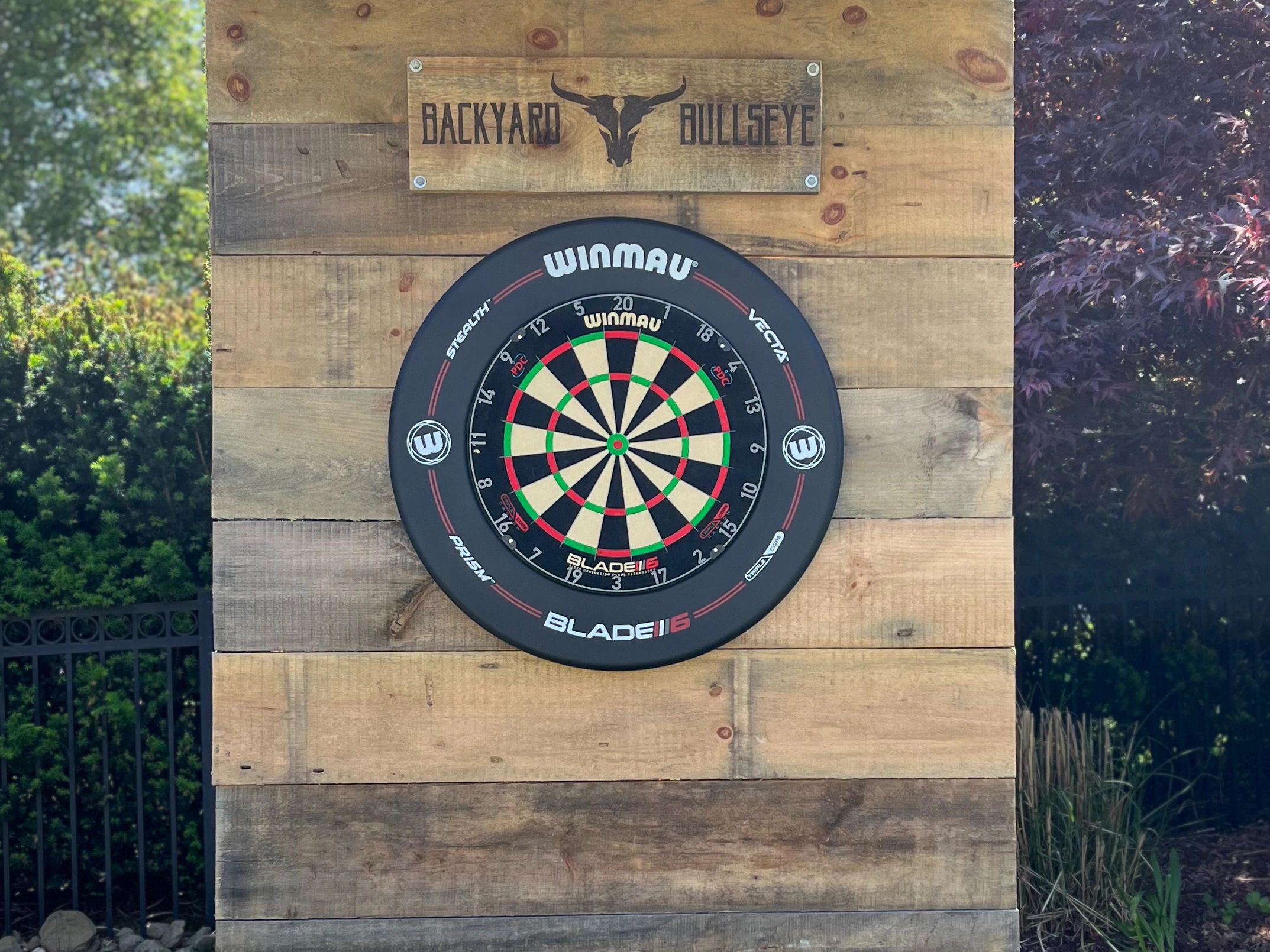 Backyard Bullseye - Darts, Outdoors., Rentable Bullboards™ - Backyard ...
