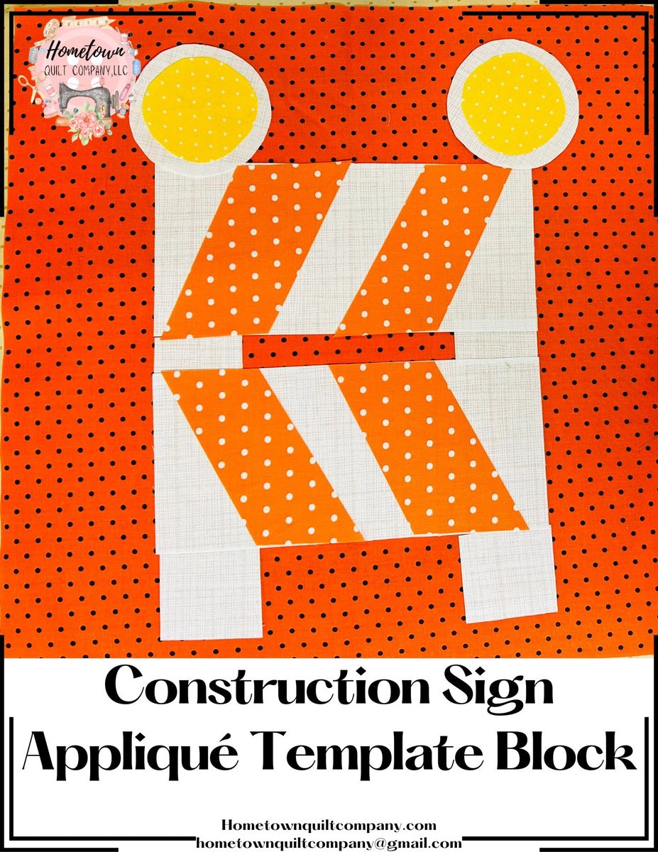 Construction Sign Block Template
