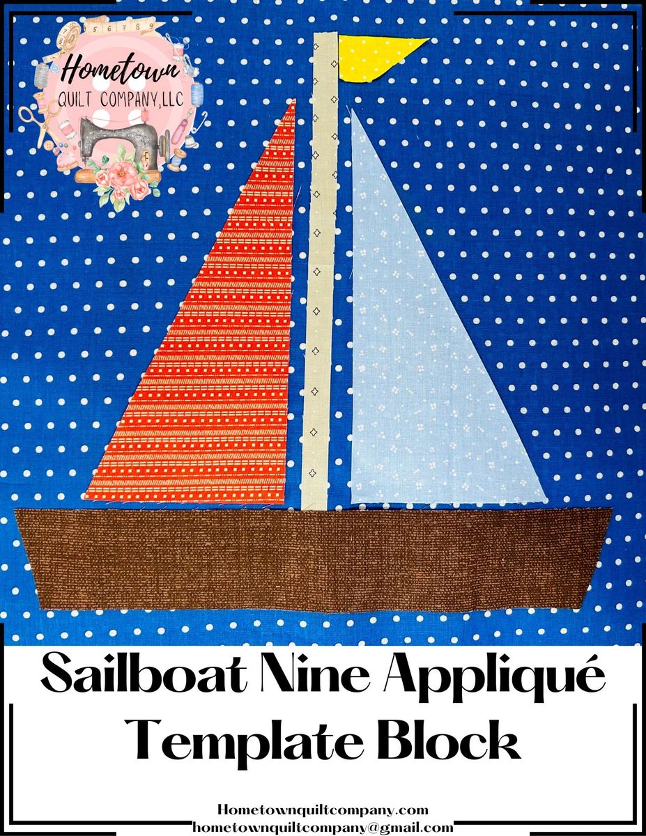 Sailboat Nine Block Template