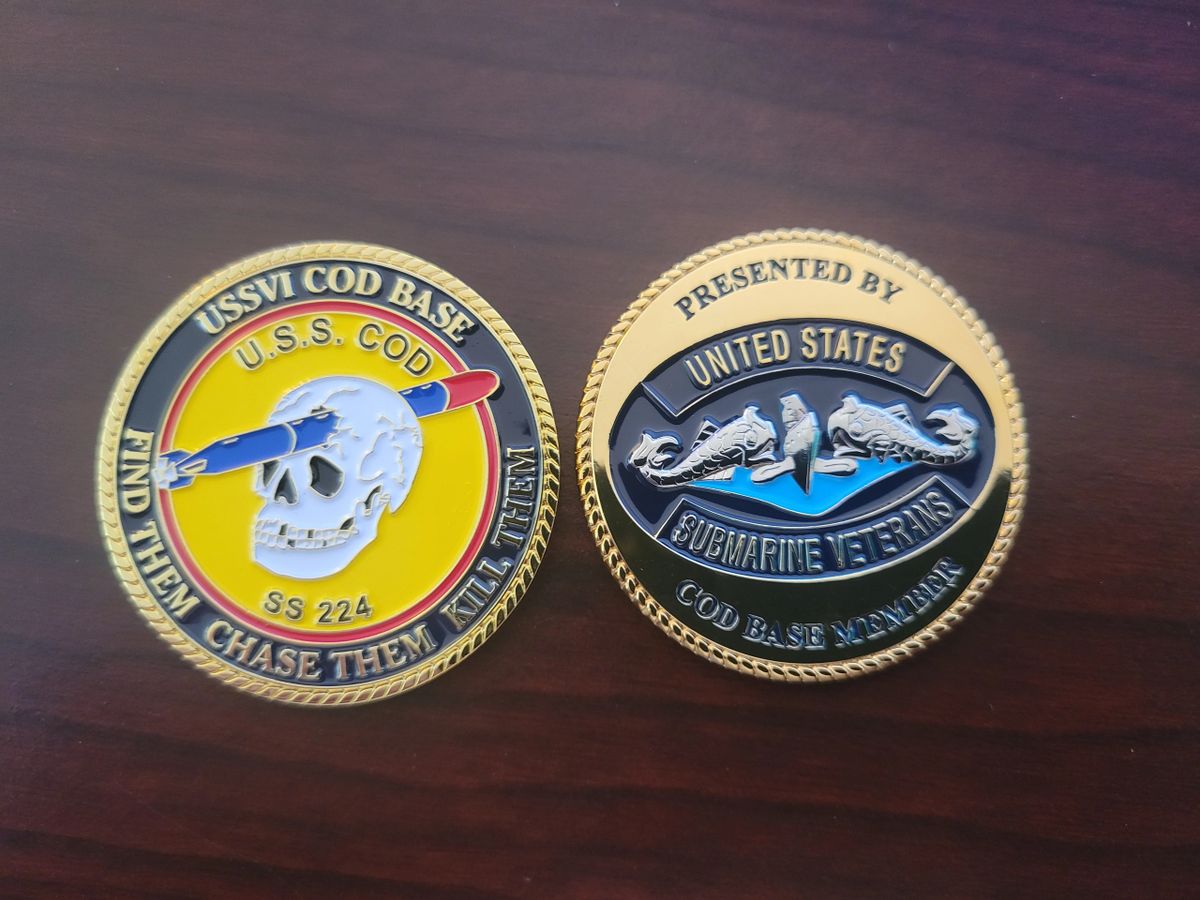 USSVI Cod Base Challenge Coin