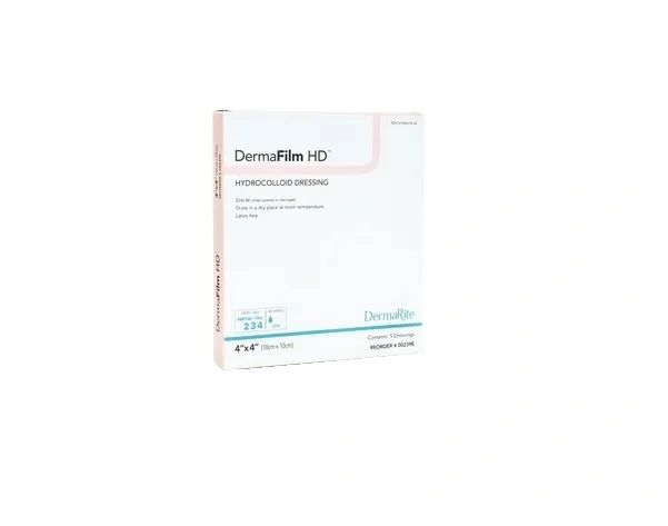 DermaFilm Hydrocolloid Dressing - 4 x 4