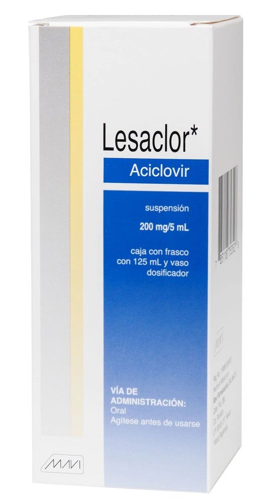 LESACLOR SUSP. CAJA C/FCO. C/125 ML.