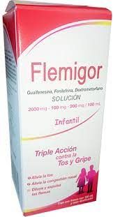 FLEMIGOR SOL. INFANTIL CAJA C/FCO. C/150 ML.