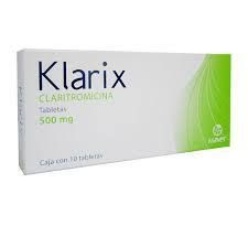 KLARIX TAB. 500 MG. CAJA C/10