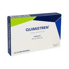 QUIMISTREN TAB. 100 MG./800 MCG. CAJA C/30