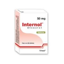 INTERNOL TAB. 50 MG. CAJA C/28