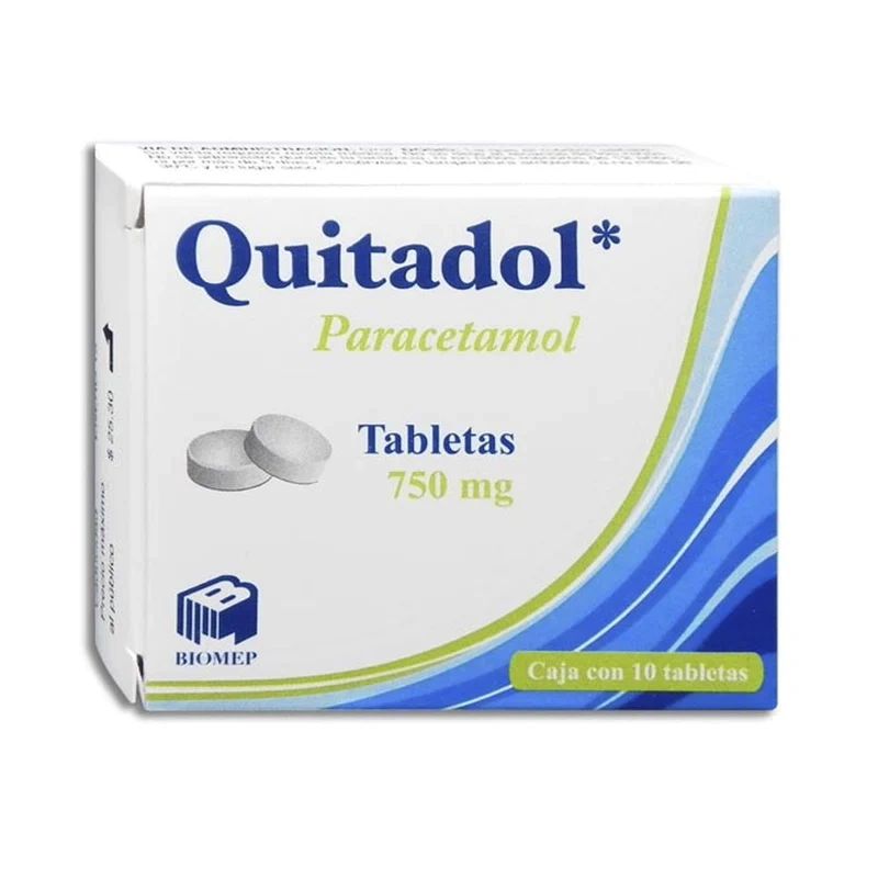 QUITADOL TAB. 750 MG. CAJA C/10