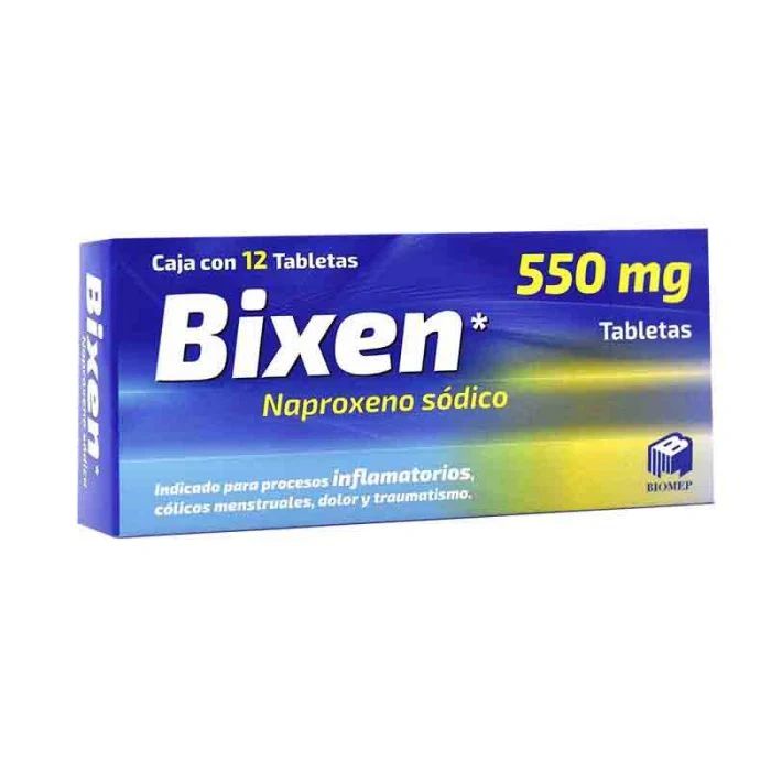 BIXEN TAB. 550 MG. CAJA C/12