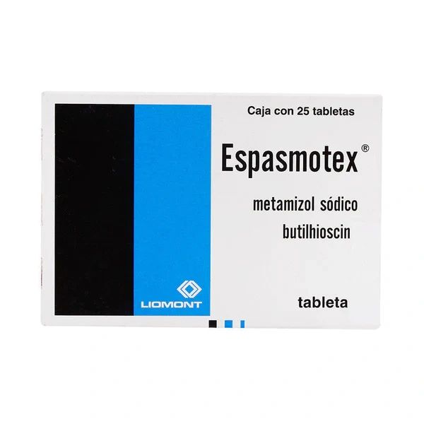 ESPASMOTEX TAB. 10/250 MG. CAJA C/25