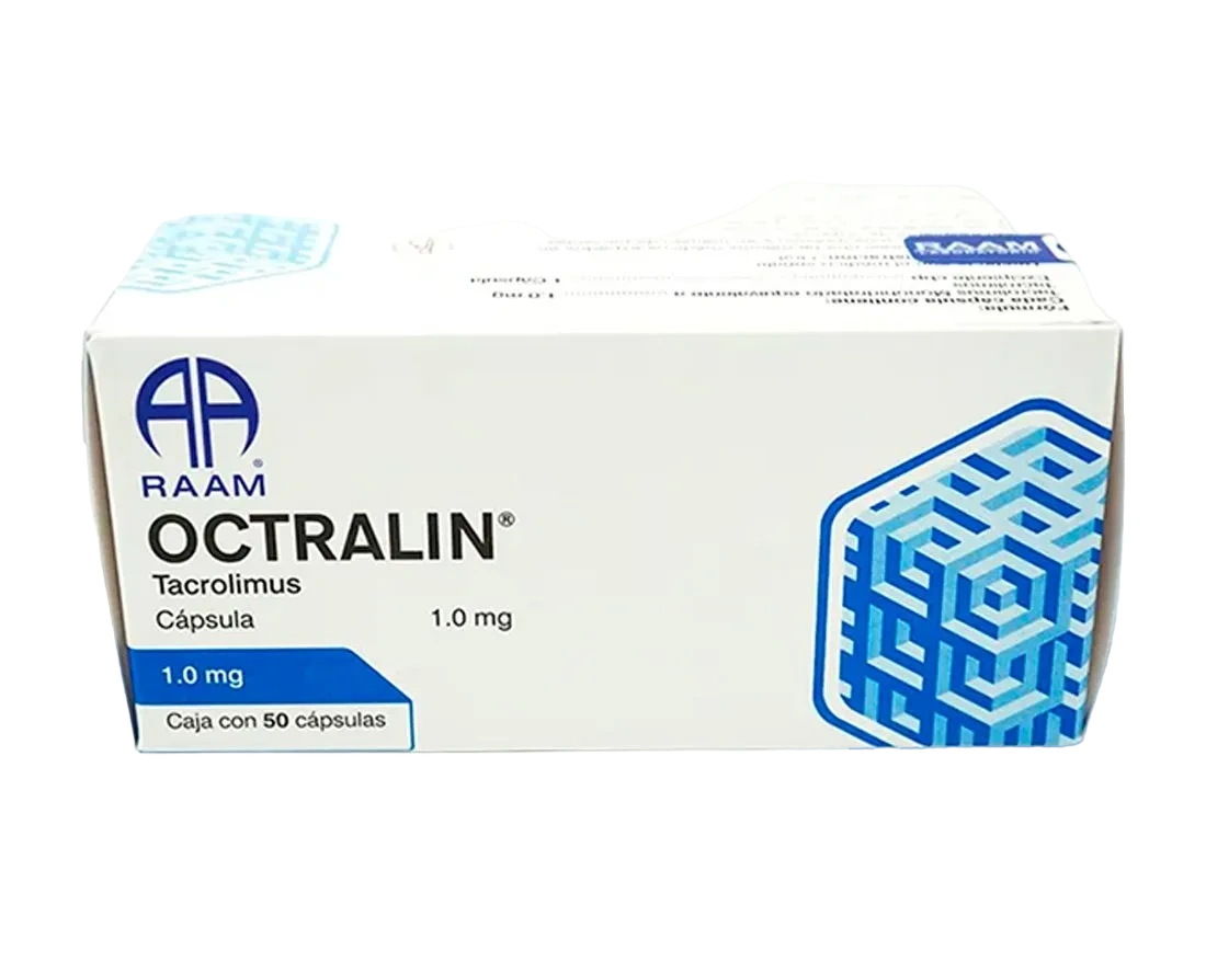 OCTRALIN ( TACROLIMUS 1MG. 50 CAPS. ) - El costo publicado NO ES EL ...