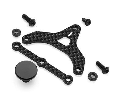 Klinik RC Team Associated B74.2 Carbon Top Plate Set