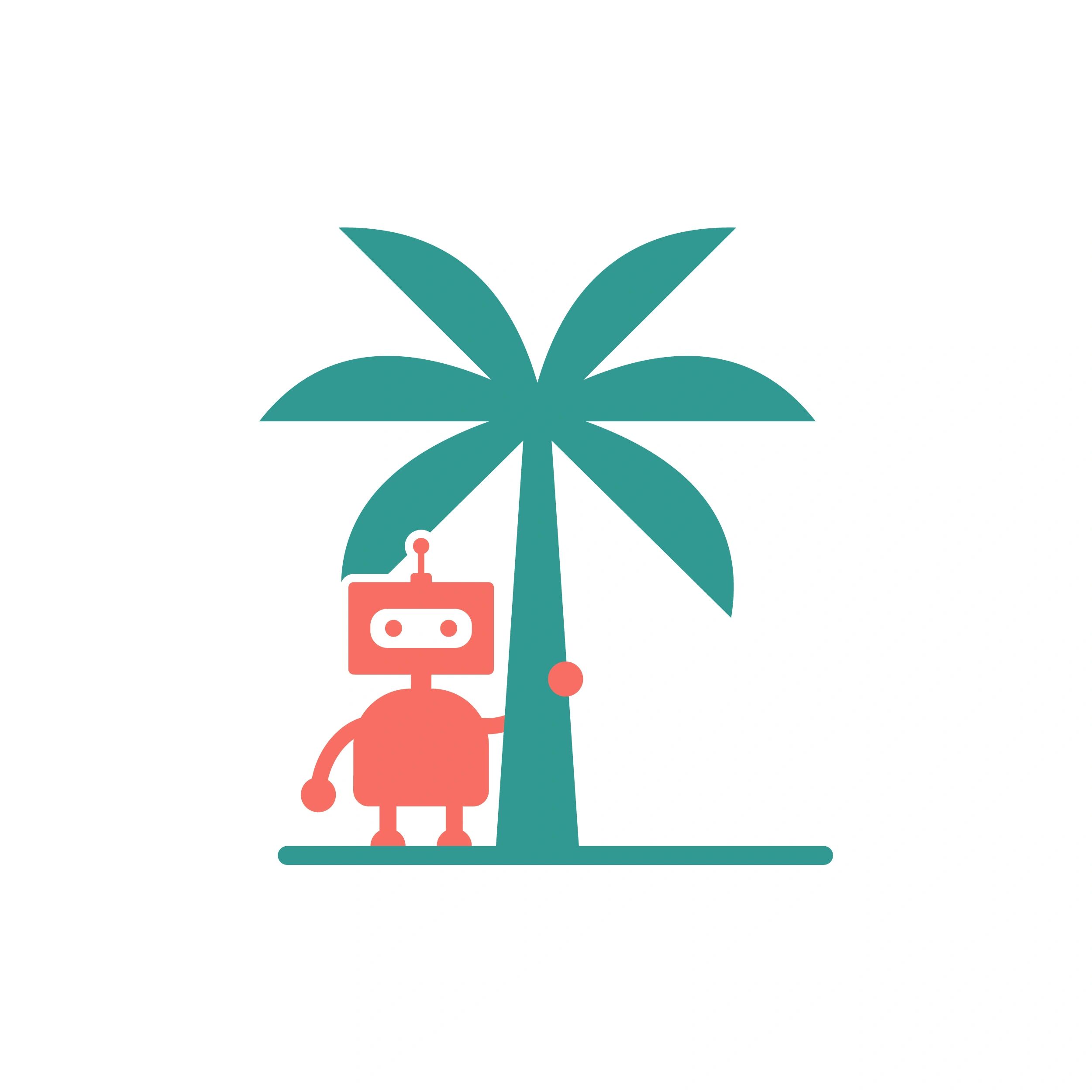 Palm Trees + Robots