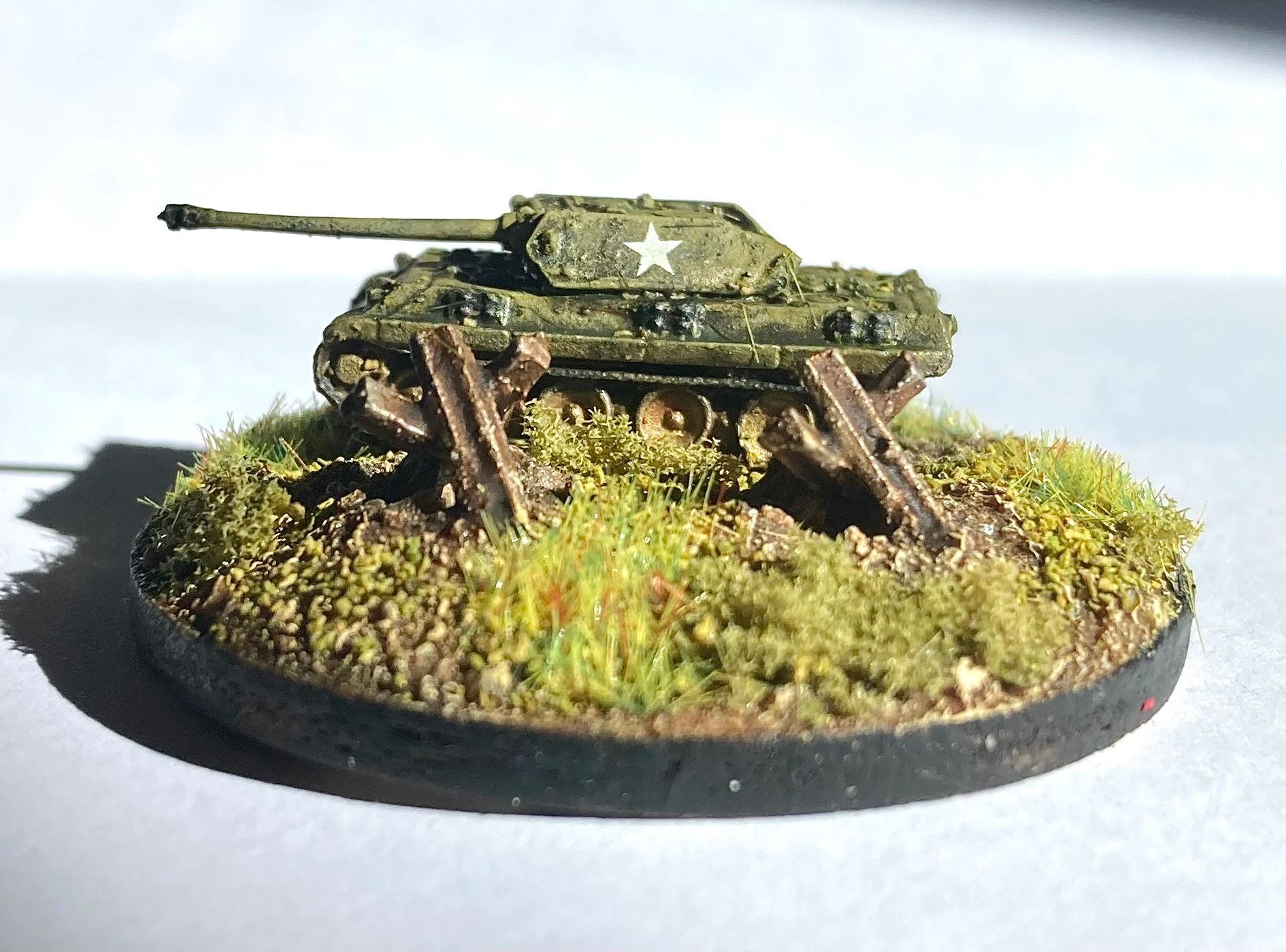 6mm scale Tank Traps / Czech hedgehog