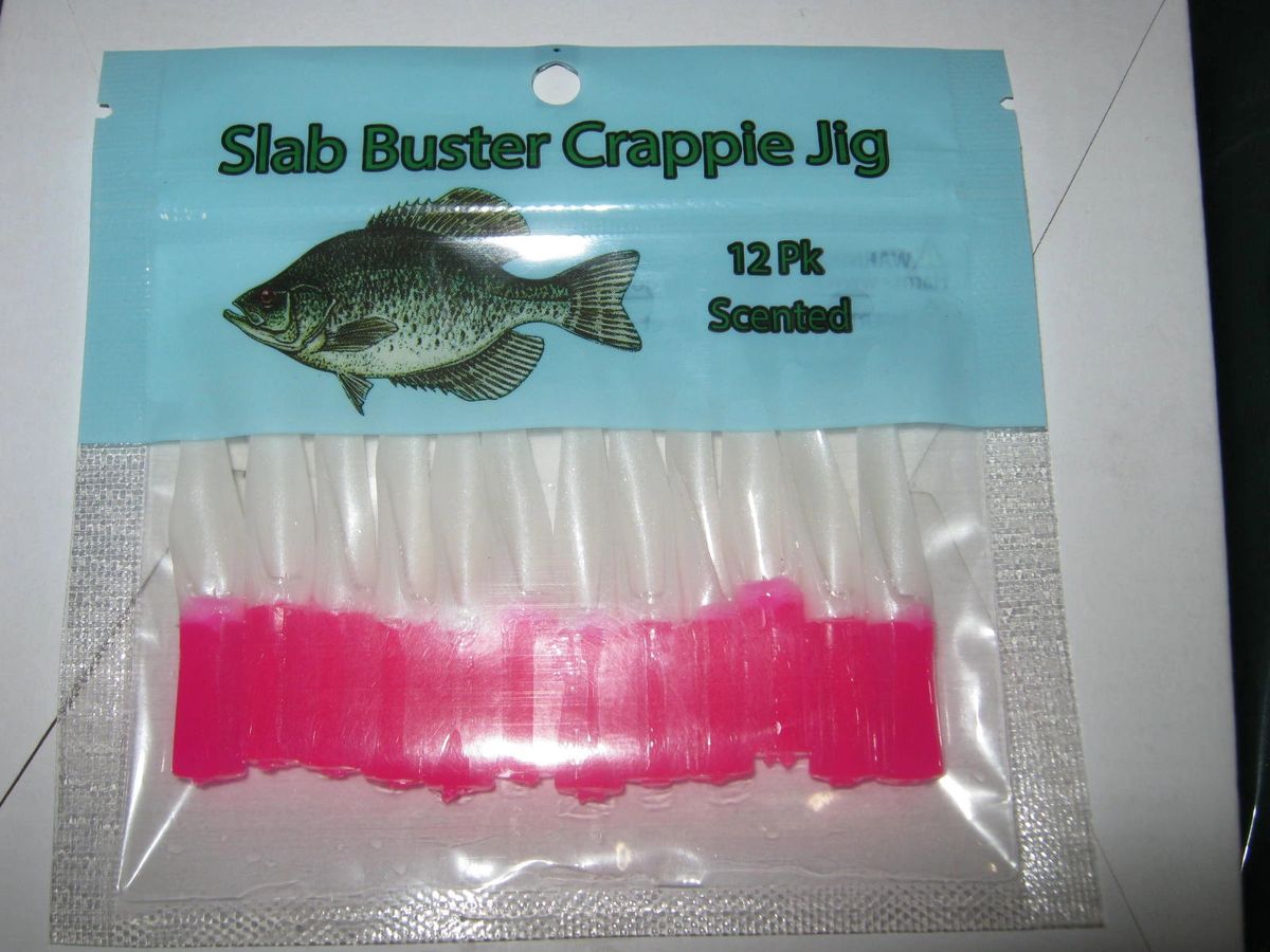 Slab Buster Crappie Jigs 2 inch pink and pearl