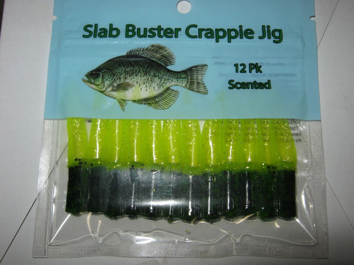 Slab Buster Crappie Jigs 2 inchgr pumpkin/ chart silver