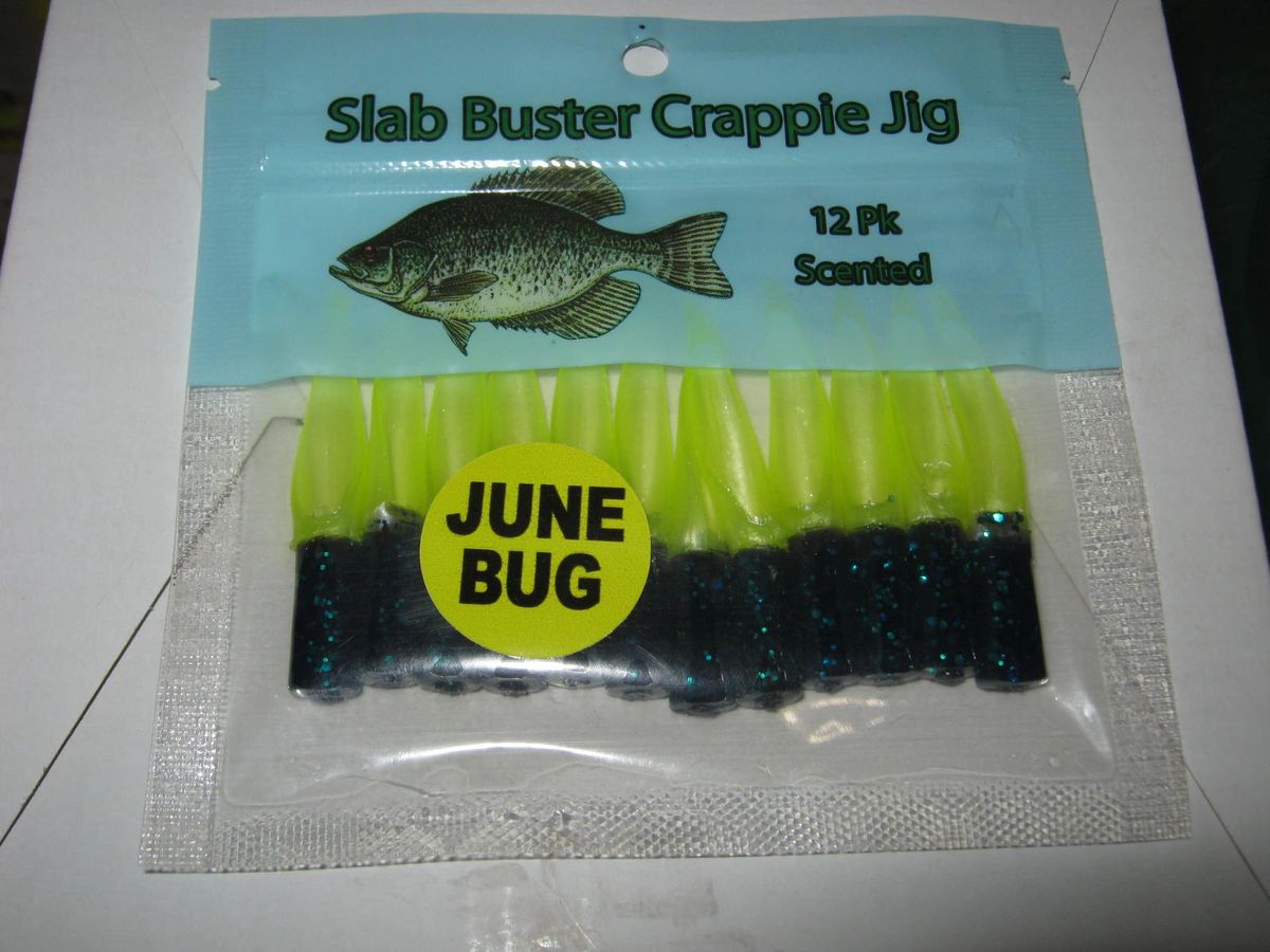 Slab Buster Crappie Jigs 2 inch pumpkin junebug