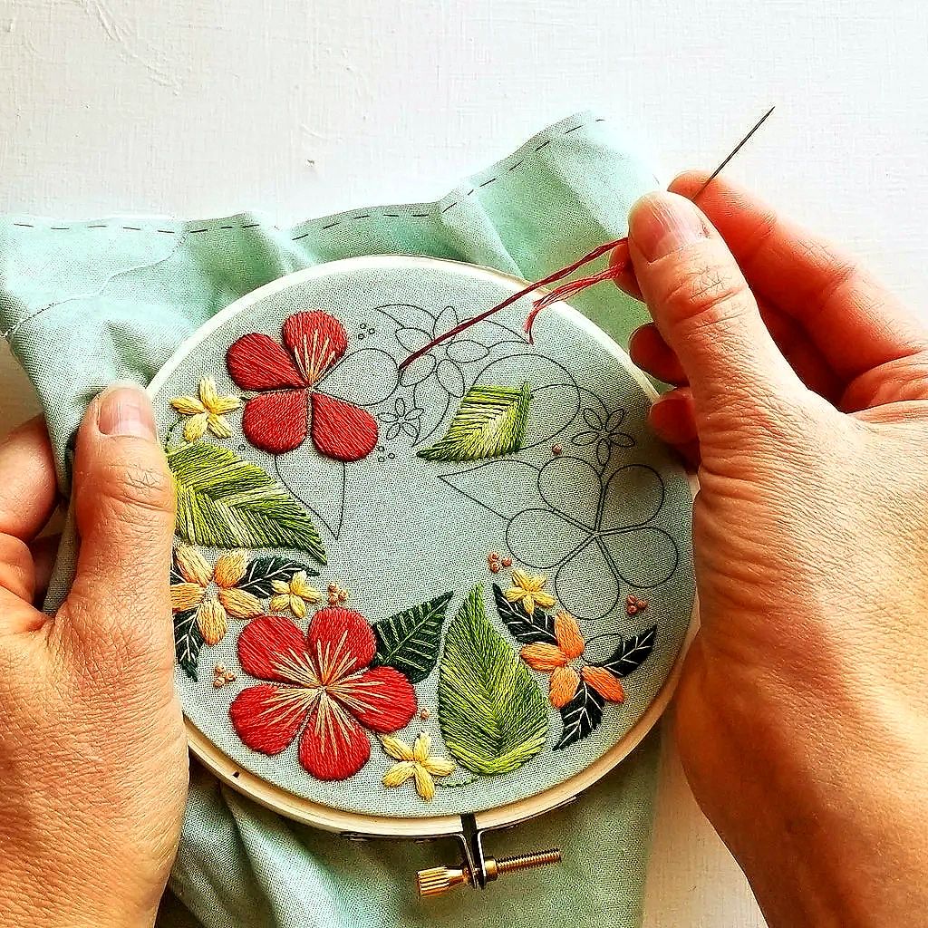 What is embroidery? #embroidery #hand embroidery