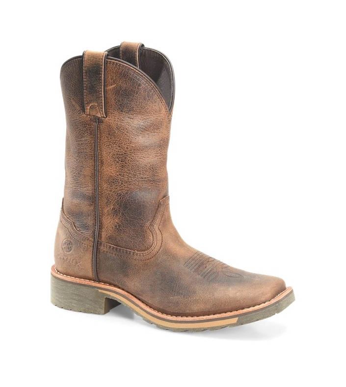 Double H Women's 10" Max Flex Wide Square Toe Trinity Roper Cowboy Boot