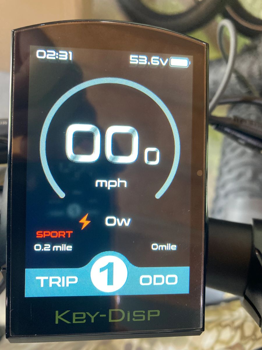 KD986 Display For Bafang M/G Series, CANBUS, With Bluetooth