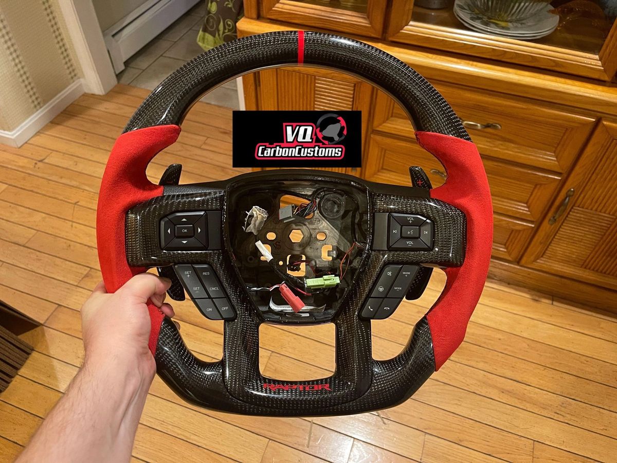 MAKE YOU'R OWN WHEEL! 2017 - 2020 f150 raptor - black leather - carbon ...