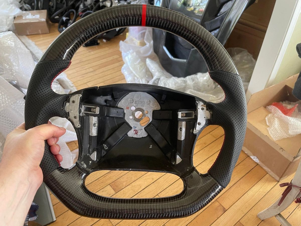 make you'r own wheel! - c4 corvette carbon fiber steering wheel