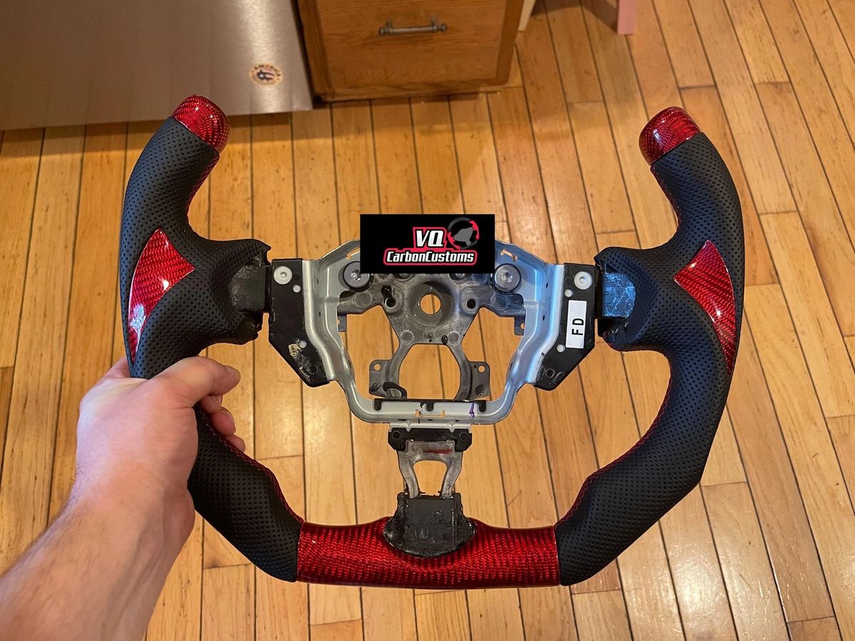 IN STOCK - 370z fighter jet style - carbon fiber steering wheel