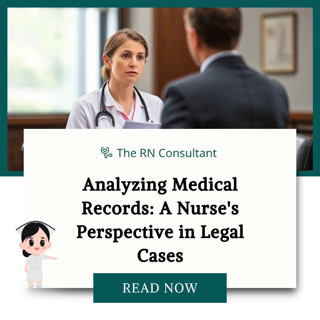 Analyzing Medical Records: A Nurse's Perspective in Legal Cases